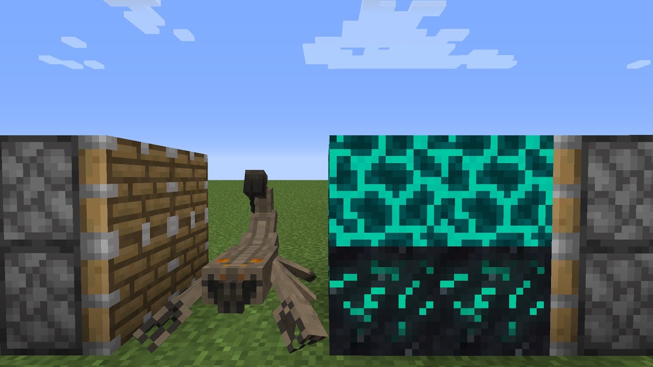 Scorpion + Blue Glowstone =?? I Minecraft - YouTube