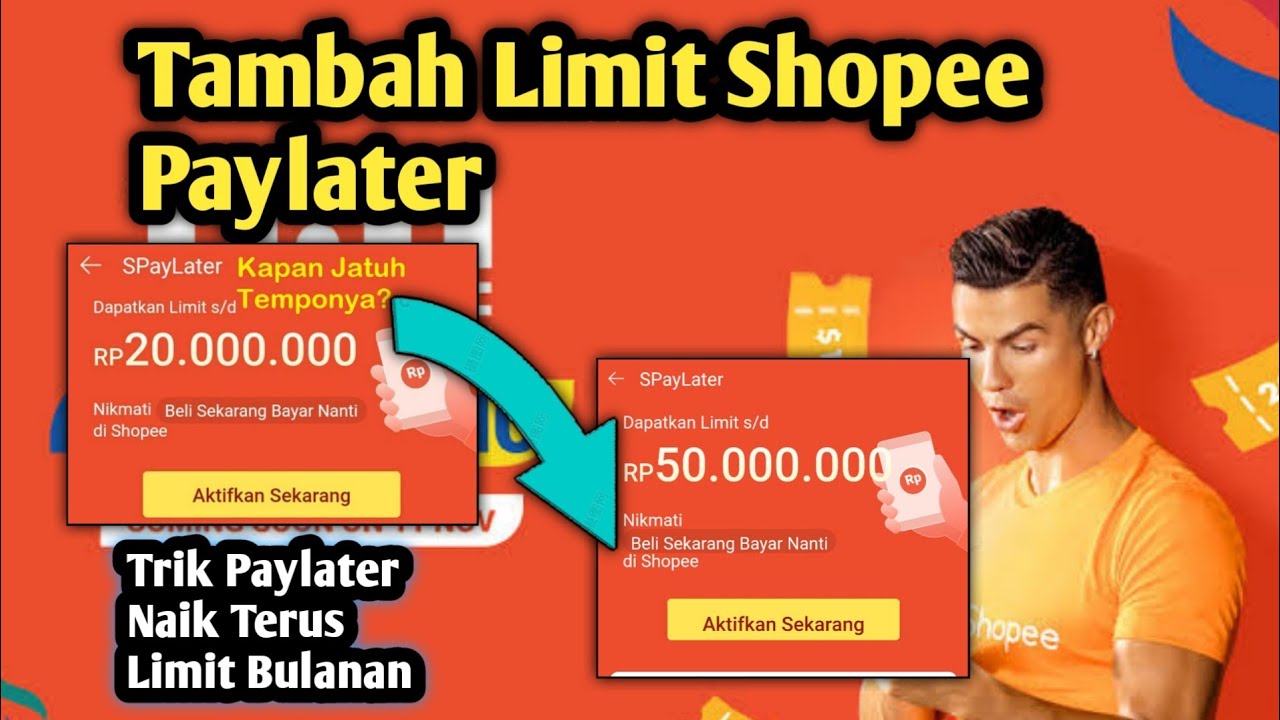 Cara Cepat Menaikkan Limit Shopee Paylater Terbaru | Cara Tambah Limit ...