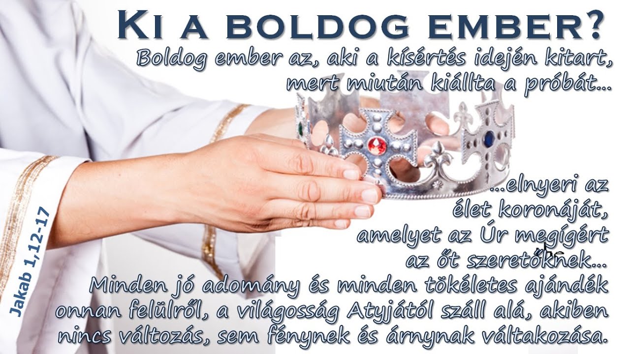 Ki a boldog ember? - Prédikáció - YouTube