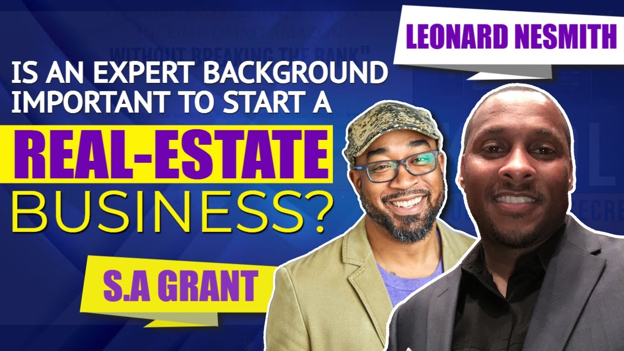 Is An Expert Background Important To Start Real-Estate Business? - YouTube