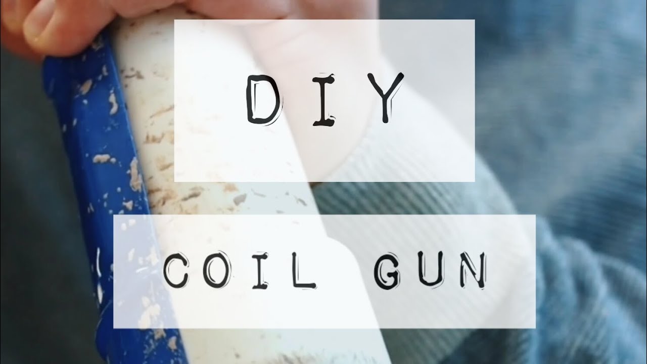 DIY Coil Gun for handles - Made with a caulk gun - YouTube