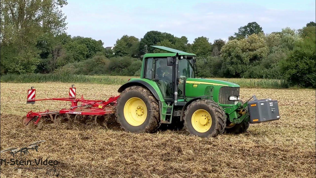 John Deere 6920S mit einem Horsch 4m Grubber ( Sound / Power / Fun ) Bodenbearbeitung 2021 - YouTube