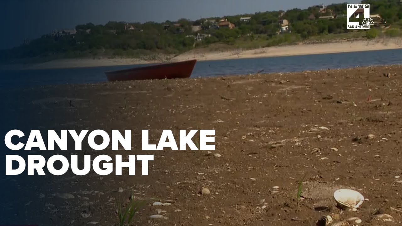 Canyon Lake water levels continue to drop - YouTube