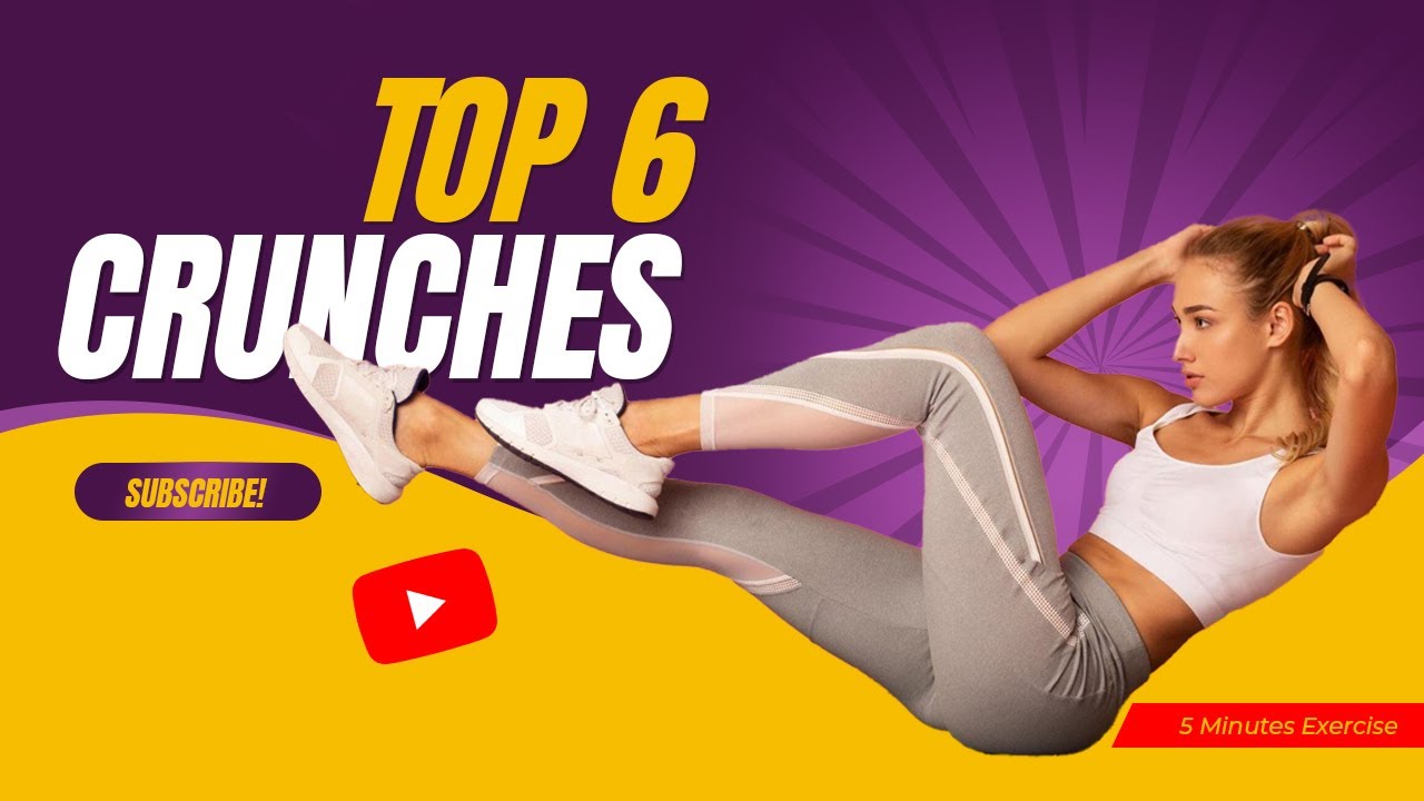 Top 6 Crunches for a Slim Waist! 💥 Effective Belly Fat-Burning Workouts ...