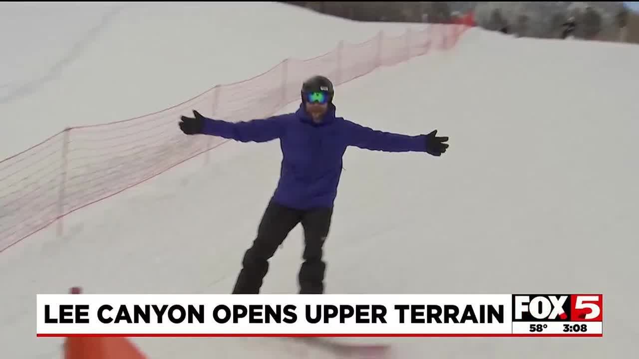 Lee Canyon opens upper terrain - YouTube