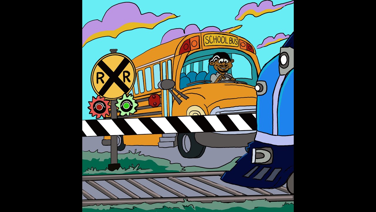 School Bus Railroad Crossing, Stop and Start and Unloading. CDL Class B ...