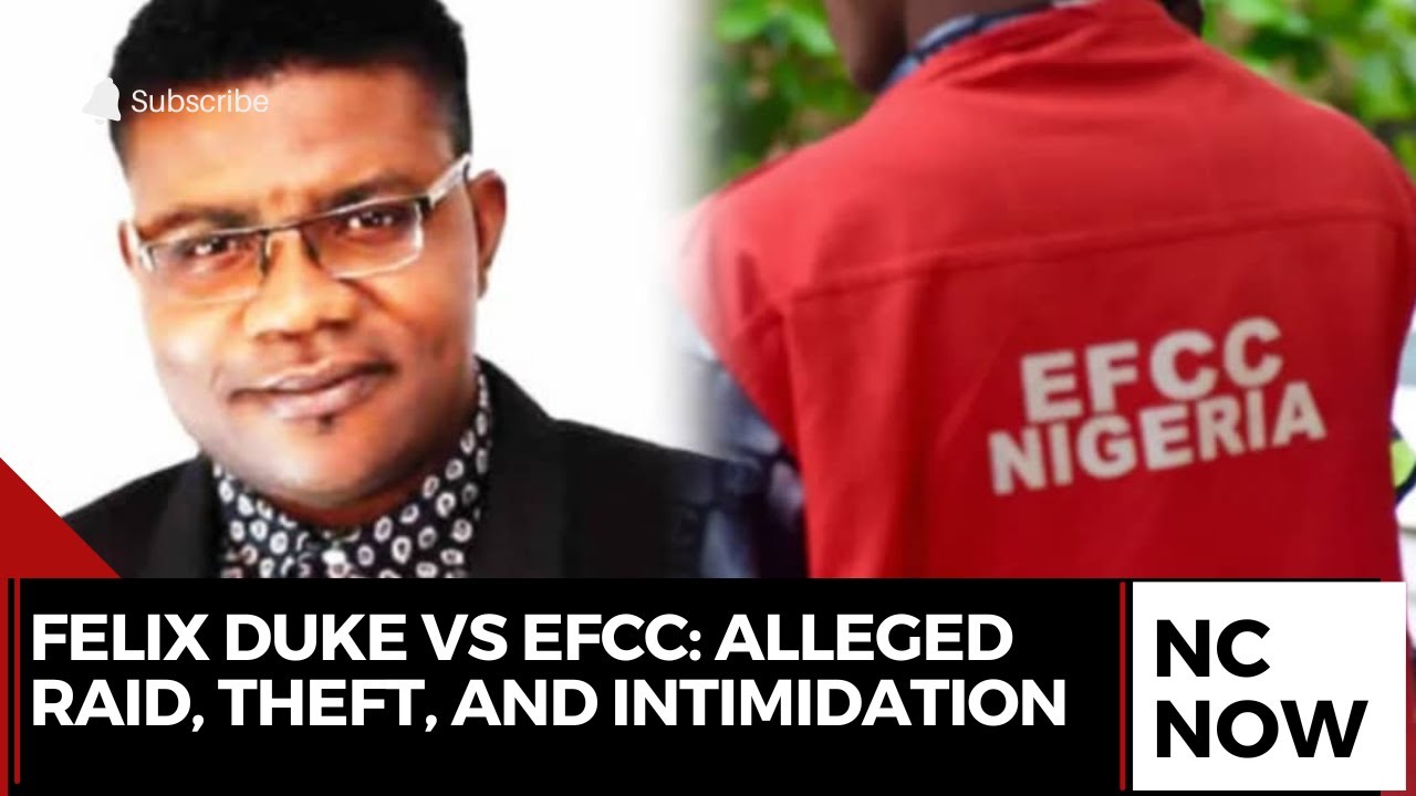 Felix Duke Accuses EFCC of Hotel Raid and Theft in Lagos - YouTube