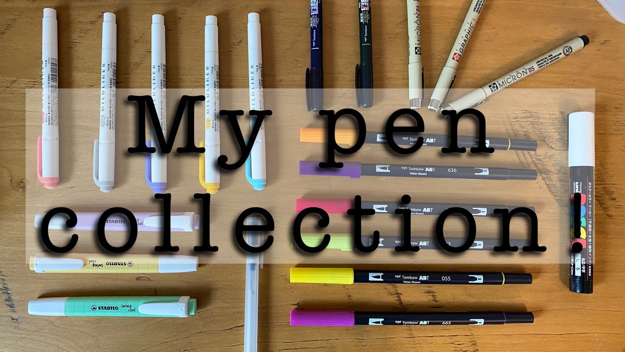 MY PEN COLLECTION! - YouTube
