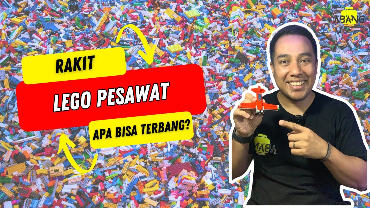RAKIT LEGO PESAWAT!! Apa iyak bisa terbang?? - YouTube