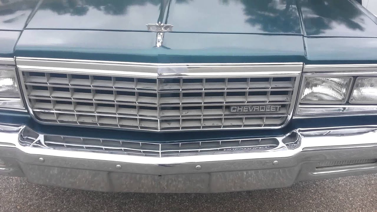 81 box chevy caprice after being waxed - YouTube