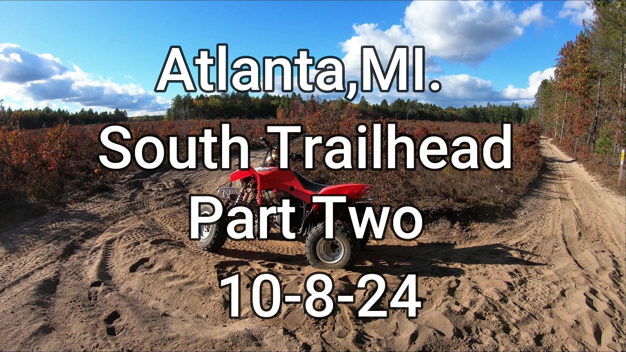 Atlanta,MI South Trailhead Beautiful Fall Colors Part 2 10-8-24 - YouTube