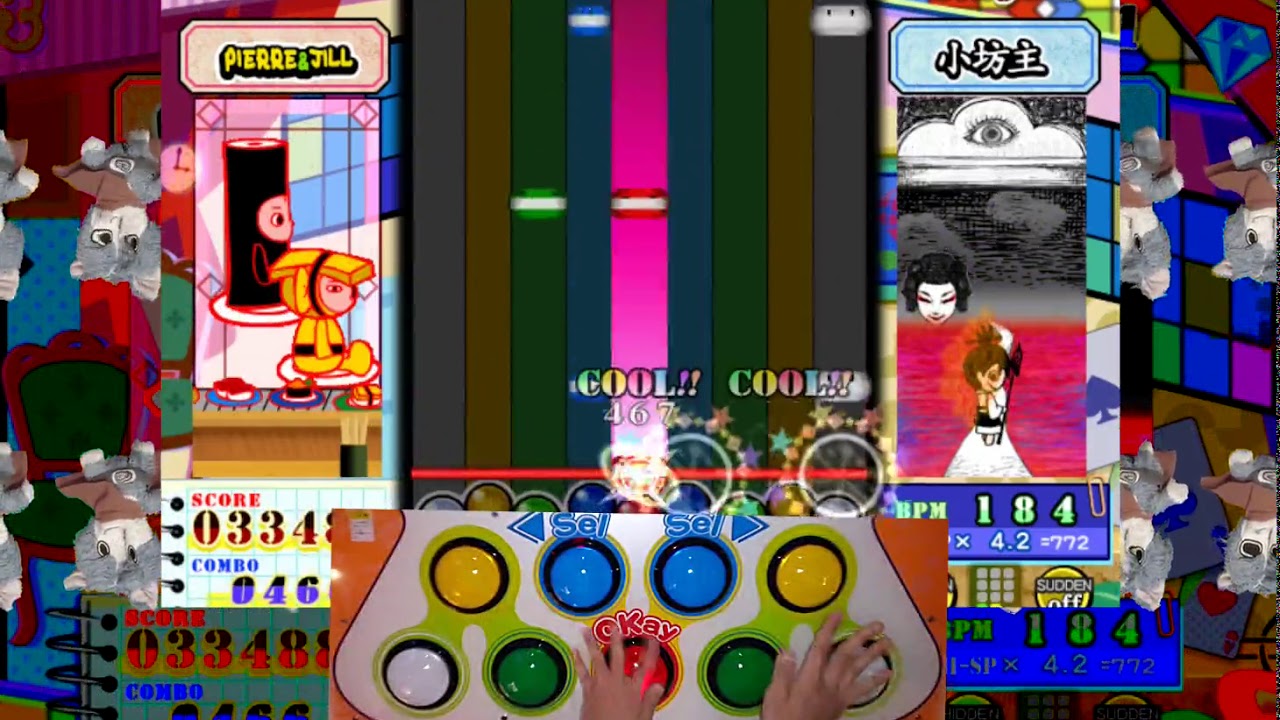 [ポップン]Lv47 十界 EX 手元付き - YouTube