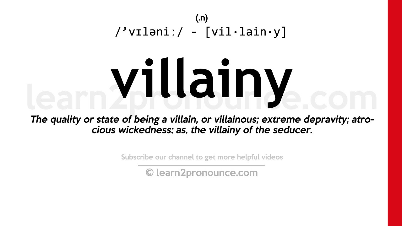 Pronunciation Of Villainy Definition Of Villainy YouTube pronunciation-of-villainy-definition-of-villainy-youtube