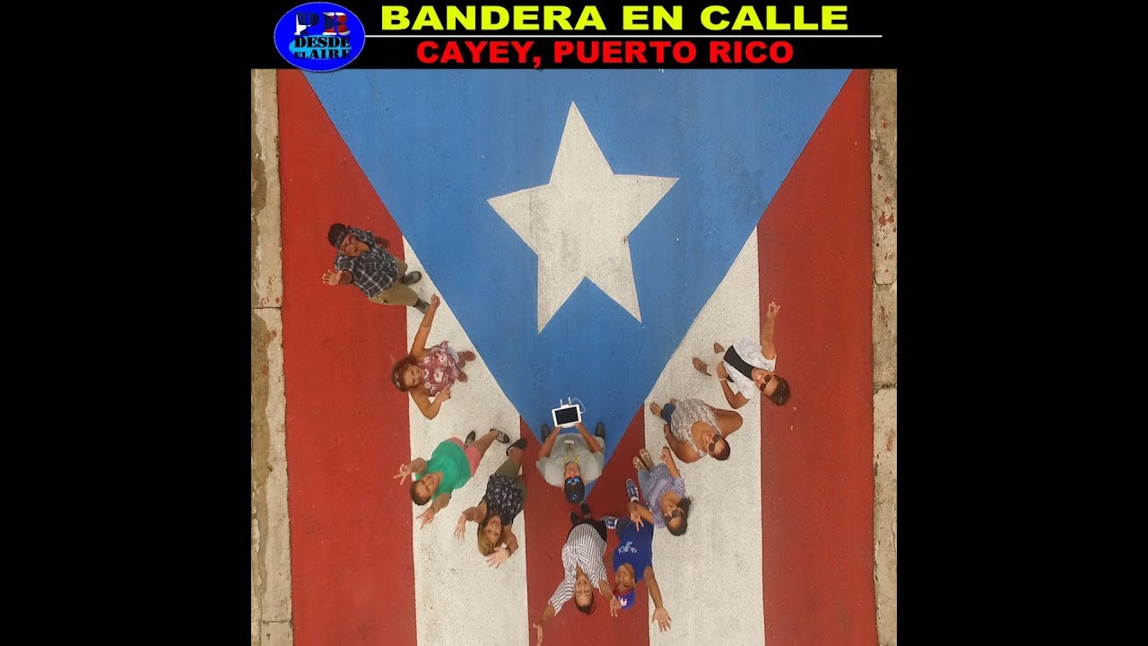 la BANDERA en la CALLE en CAYEY / flag on street - YouTube