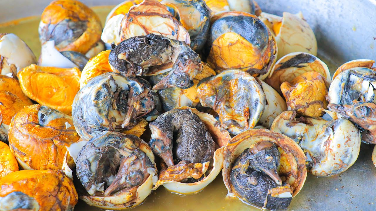 Balut Duck Salad Rural Cooking Recipe - YouTube