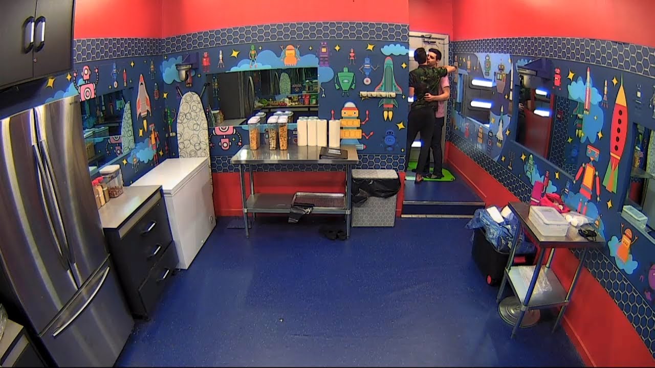 Day 51 - 4/30 12:49p - Will follows Kev into the pantry, calls Kev hot ...