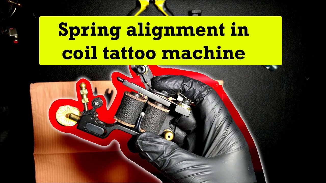 how to use spring alignment tool for tattoo coil machine | jaguar coil ...