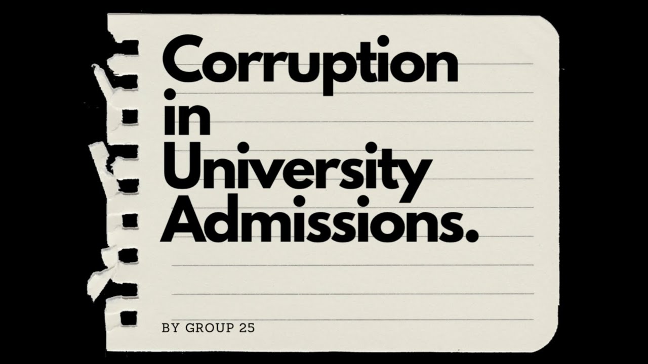 Corruption in University Admissions (KIAR Group25) - YouTube