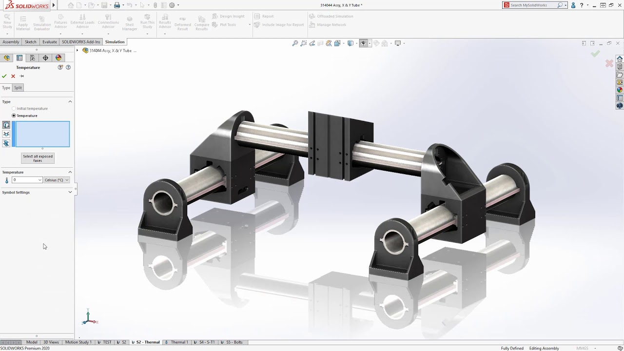 What's New In SOLIDWORKS 2020: Simulation Beam Elements - YouTube