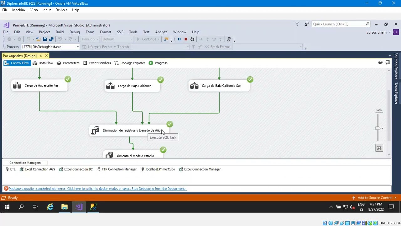 Llenado del modelo estrella - YouTube