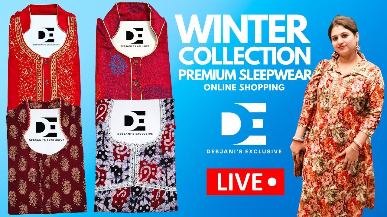 Winter Special Premium Sleepware | Exclusive on Debjani’s Exclusive | #shopping #winter #fashion ...