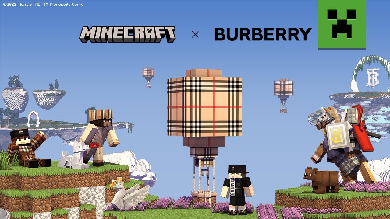 Minecraft x Burberry: Freedom to Go Beyond DLC Trailer - YouTube