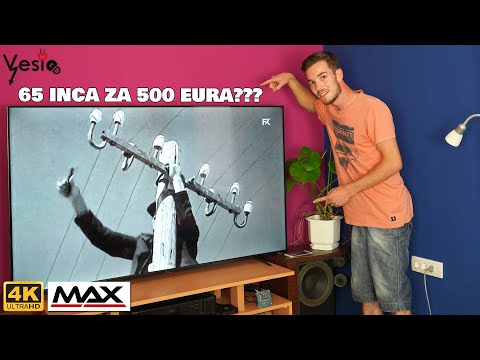 Moj novi TV MAX TV od 65 inca!! 4K