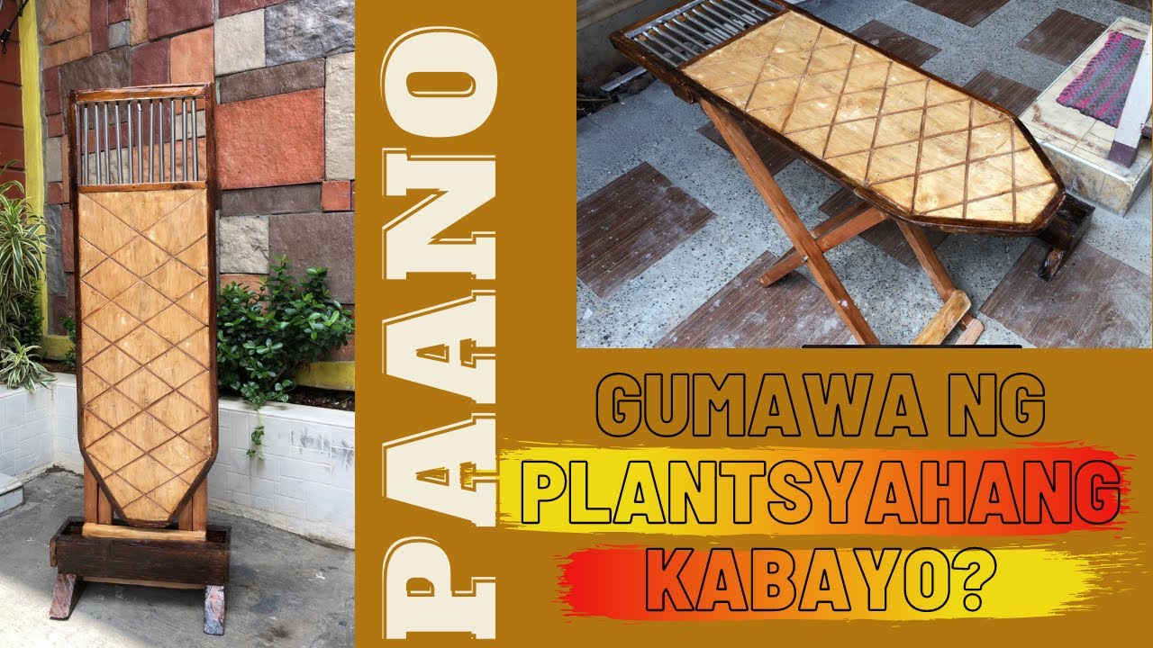 PAANO GUMAWA NG PLANTSAHANG KABAYO/tabla de planchar/How to make ...