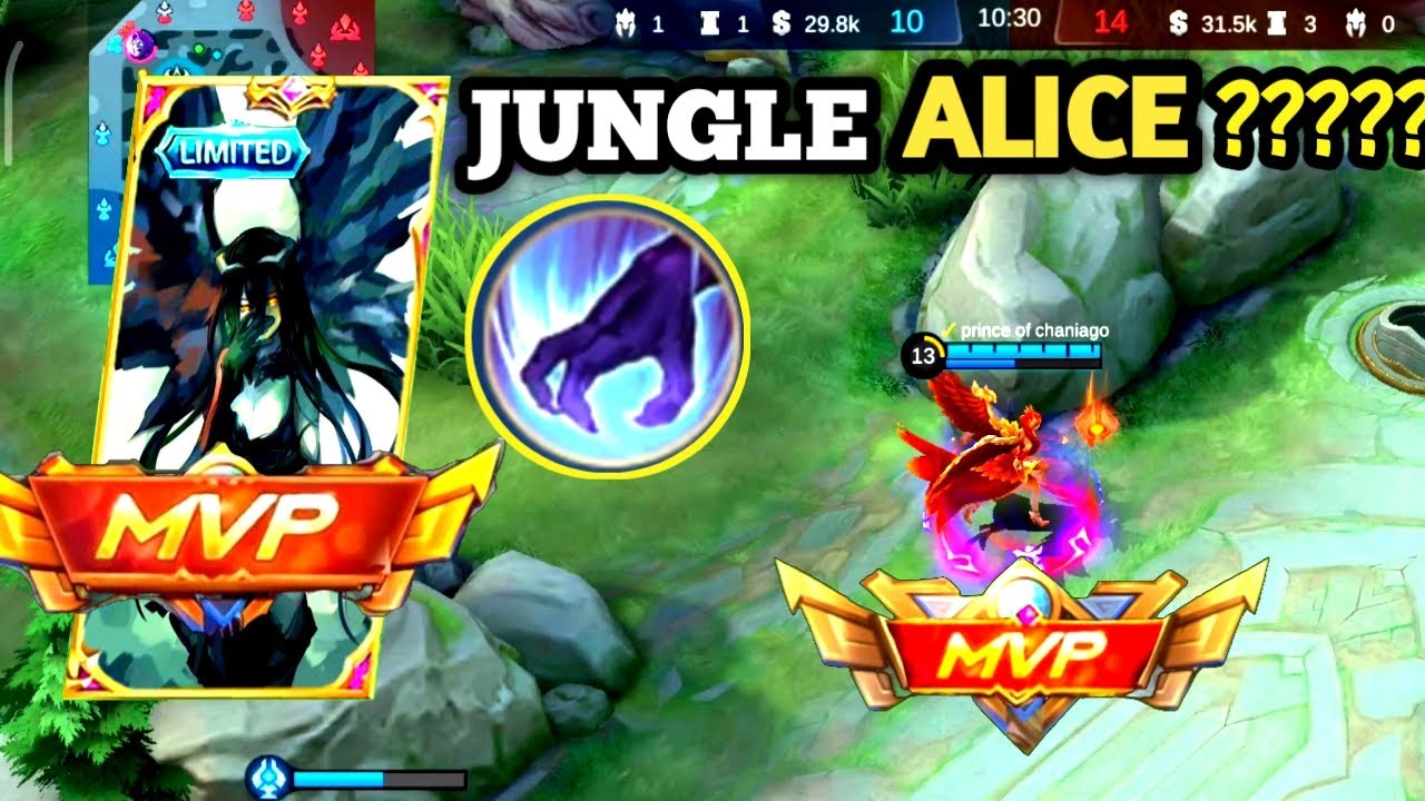 ALICE HYPER IS BACK!!!!!!|NEW BUILD AND EMBLEM ALICE JUNGLER 2023 ...