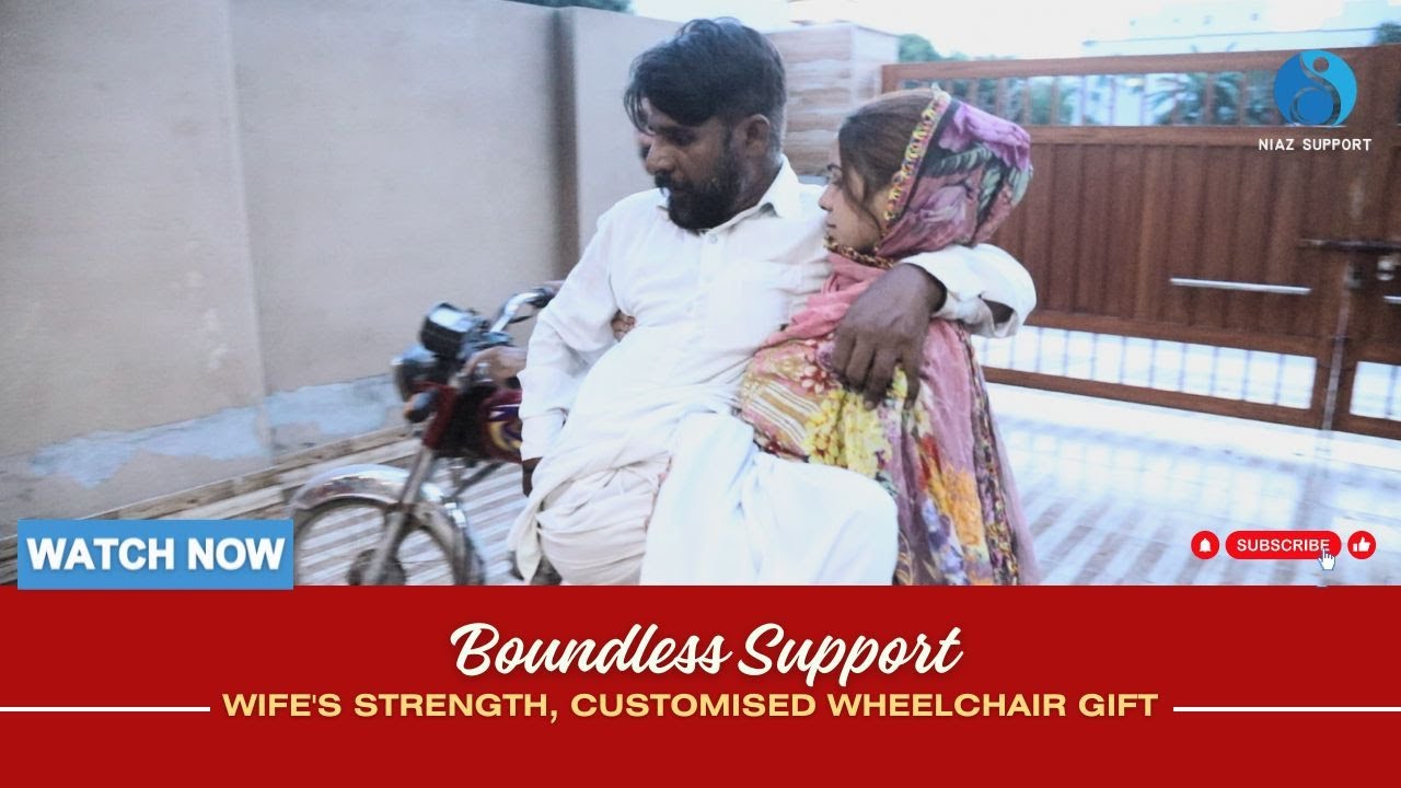Boundless Support: Wife's Strength, Customised Wheelchair Gift - YouTube