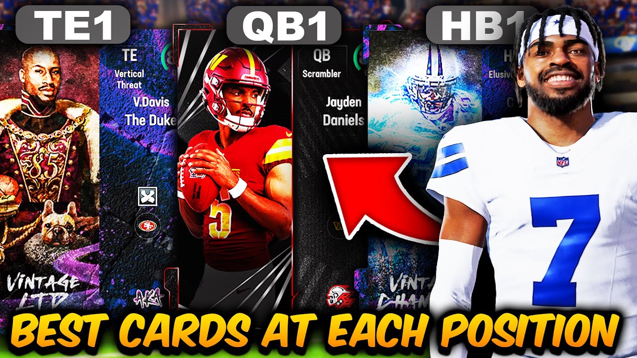 BEST Cards at EACH Position in Madden 25 Ultimate Team!! (AUG) - YouTube