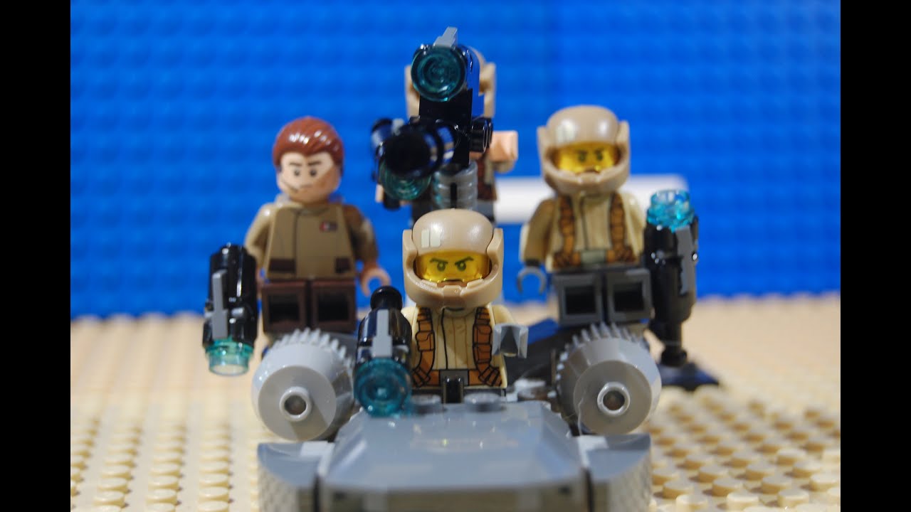 Lego Starwars Resistance Trooper Battle Pack Review - YouTube