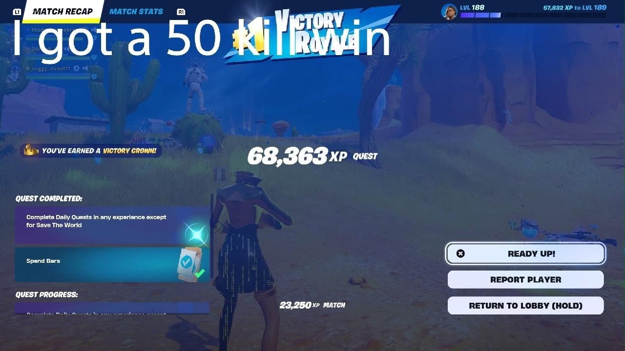 I got a 50 kill win - YouTube