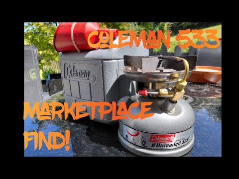 Coleman 533 stove. Will it work? New to us stove. - YouTube