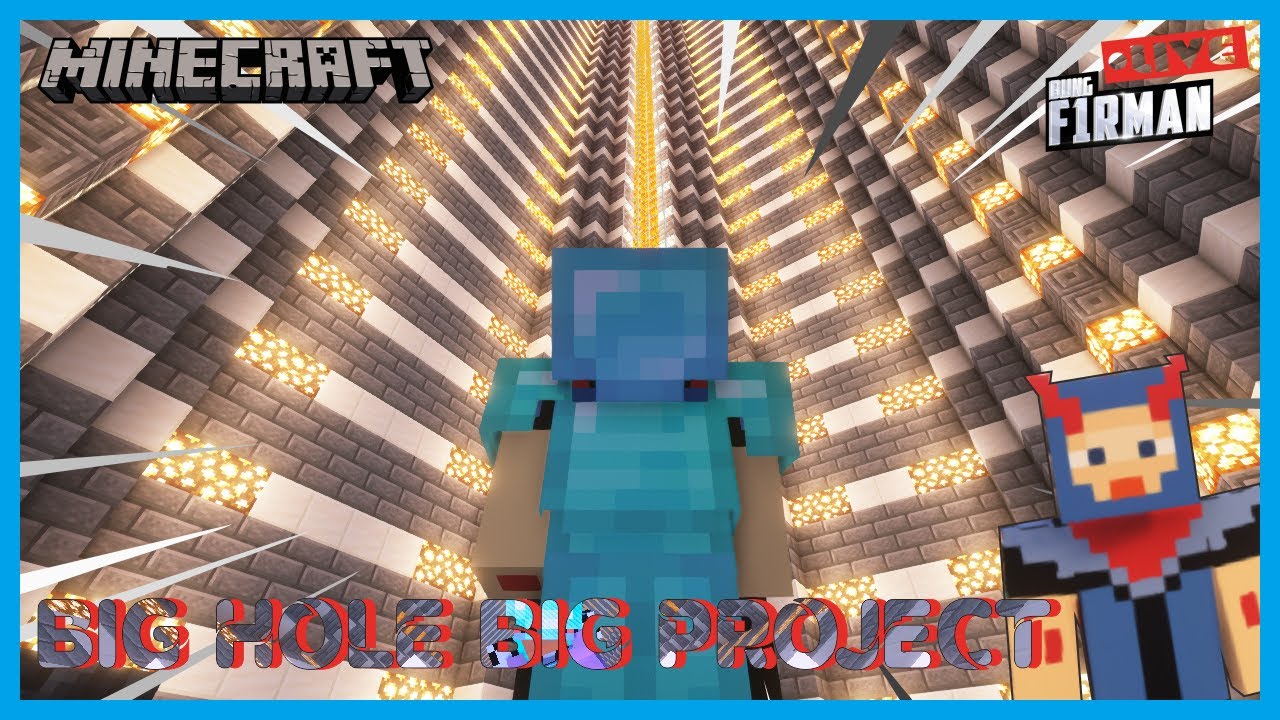 🔴 BIG PROJECT BIG HOLE - Minecraft Survival Indonesia Eps32 - YouTube