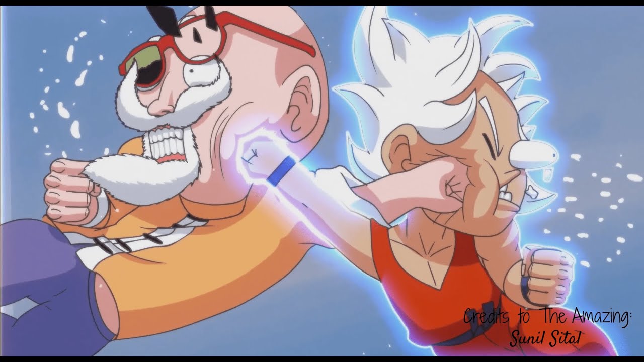 Ultra Instinct Goku (Kid) Vs Master Roshi Epic Fan Animation - YouTube