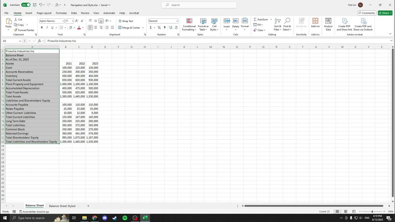 Keyboard Navigation | Excel Maven 2.0 | FREE Excel Course | Pineville ...