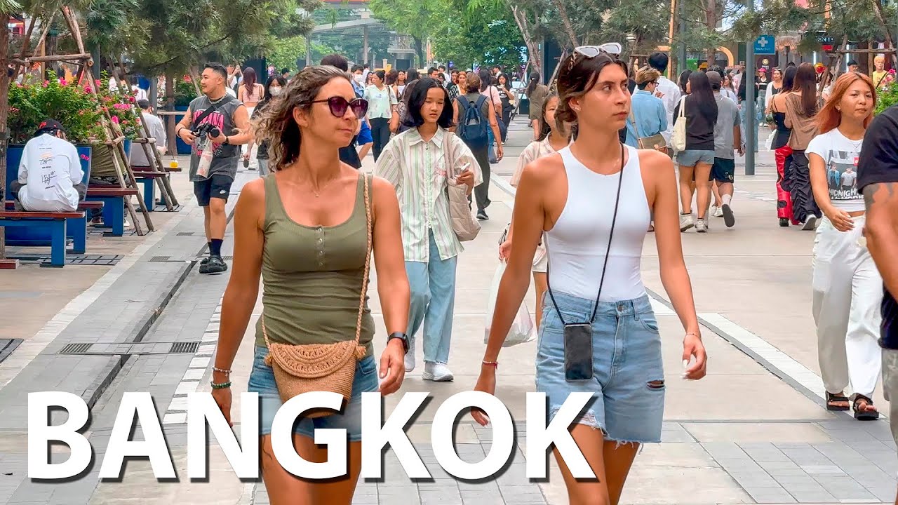 Bangkok Street, Real City life Scenes Thailand 🇹🇭 - YouTube