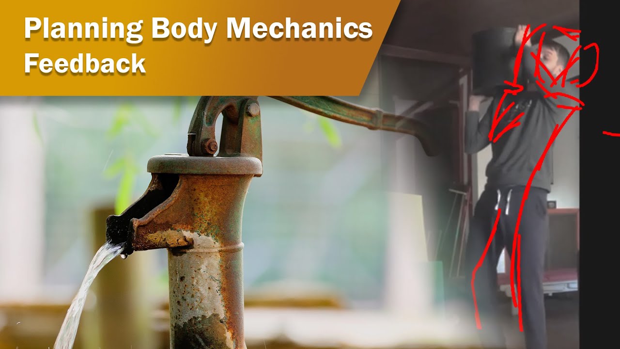 Lifting weights body mechanics animation feedback - Planning pt 1 - YouTube