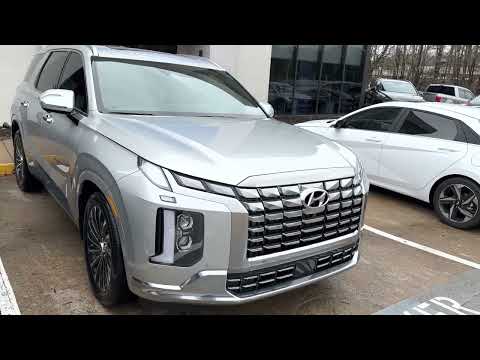 Typhoon Silver: 2023 Hyundai Palisade Calligraphy - YouTube