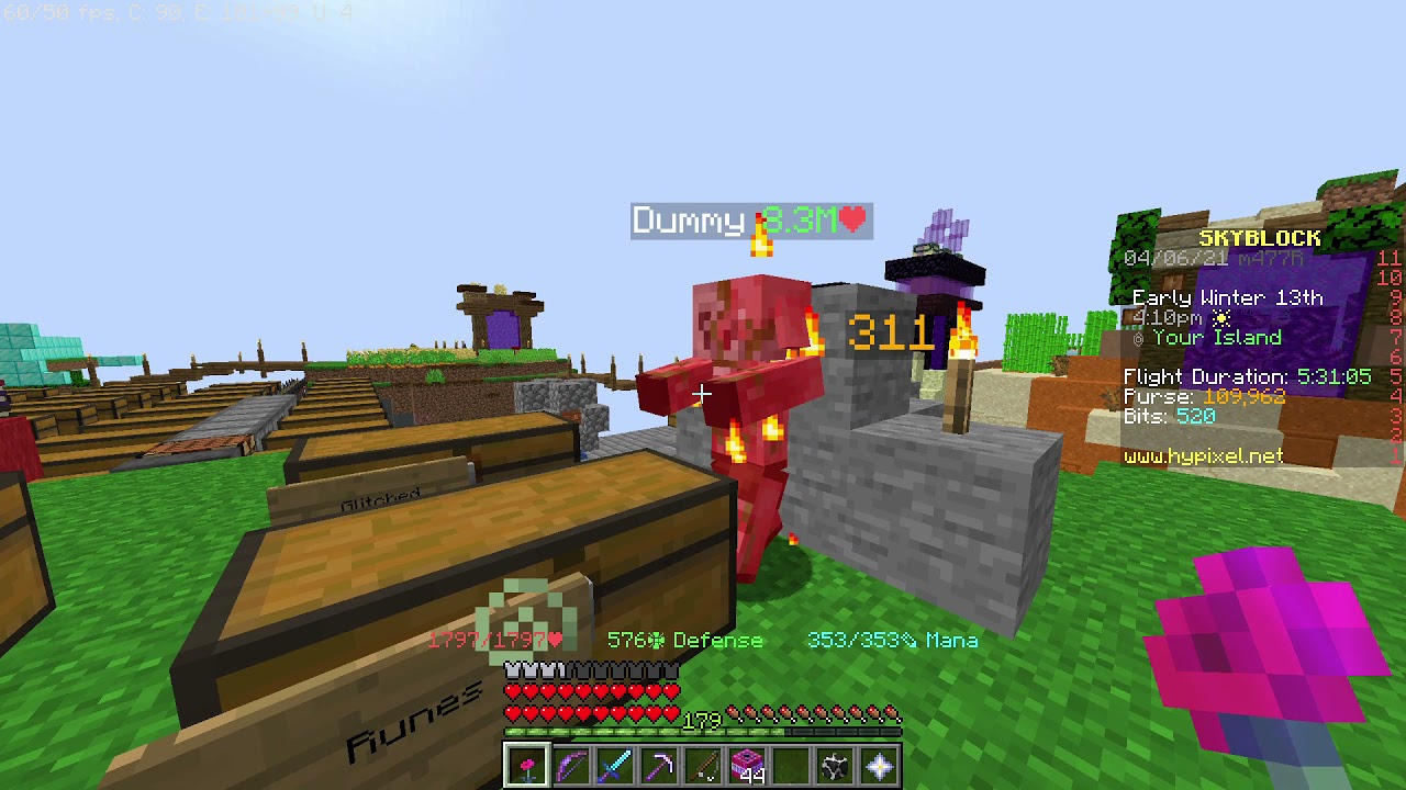 Skeleton Master Chestplate is Better than Zombie knight | Hypixel ...