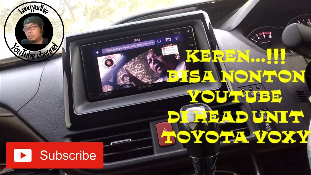 Nonton YouTube Di Head Unit Toyota Voxy - YouTube
