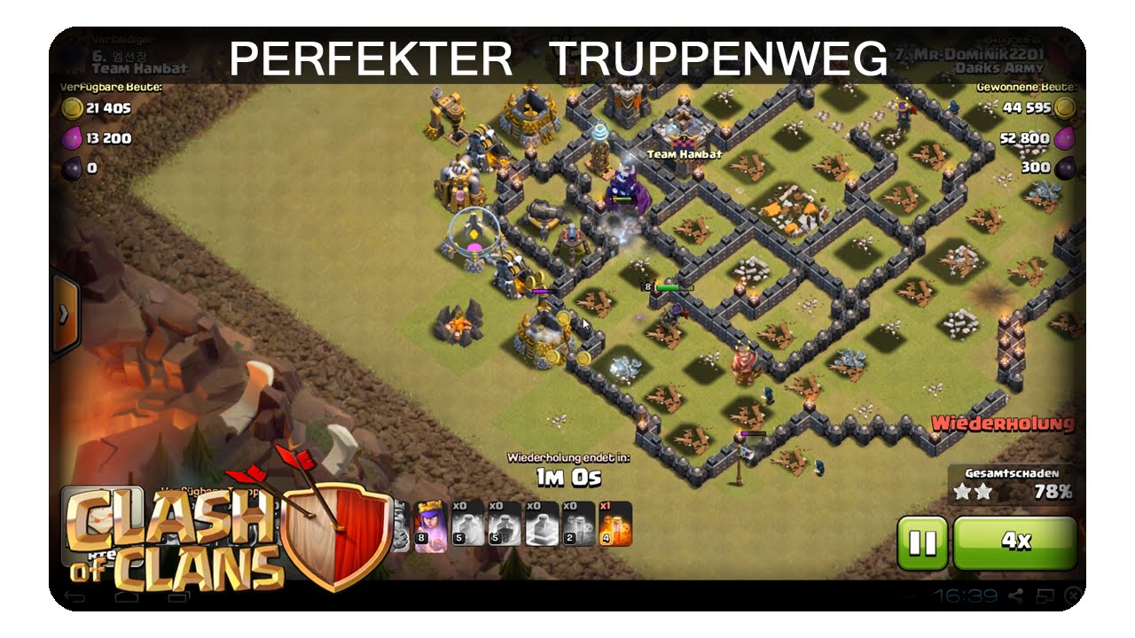 PERFEKTER TRUPPENWEG #431 || CLASH OF CLANS | Let's Play CoC | Deutsch | German - YouTube