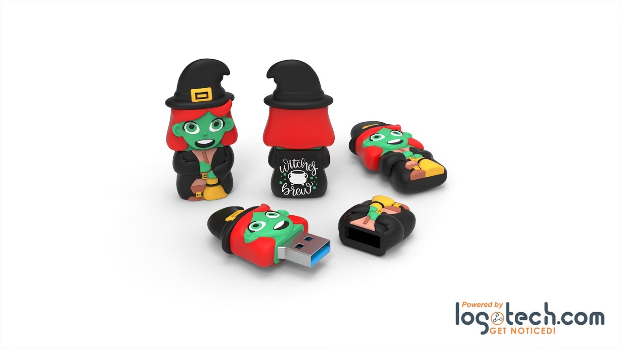 Witch USB Flash Drive - YouTube