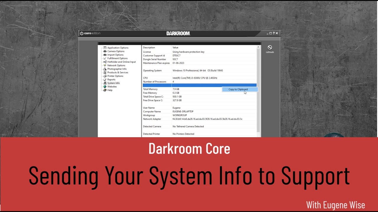 Sending Your System Info to Support - YouTube