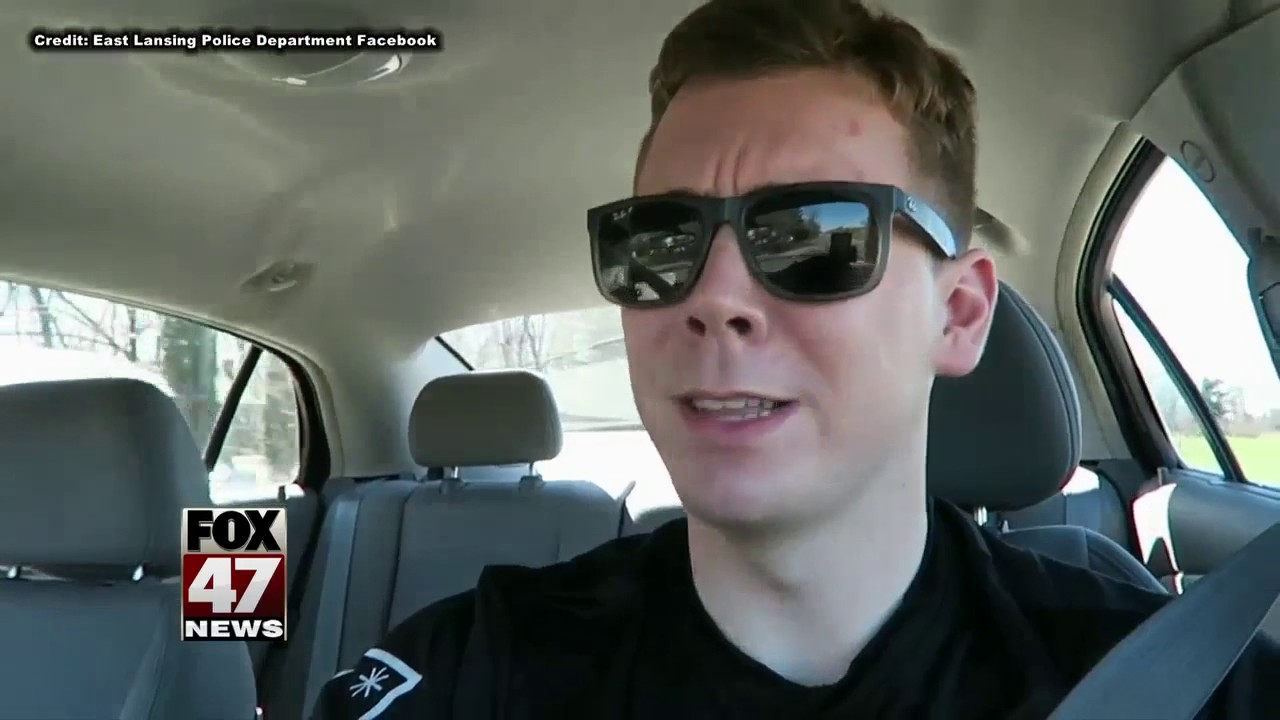 Police departments go head-to-head on April Fools day - YouTube