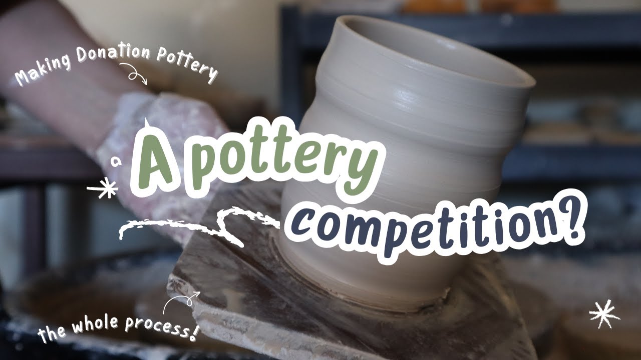 I got invited to a Pottery Throwdown // Donating bump cups, watch the ...