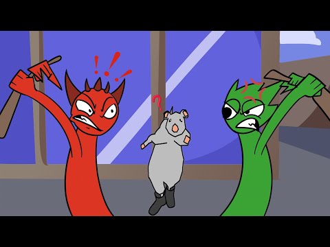 Ohh NO ! HELP Rat dance Series Intro | Sprunki animation
