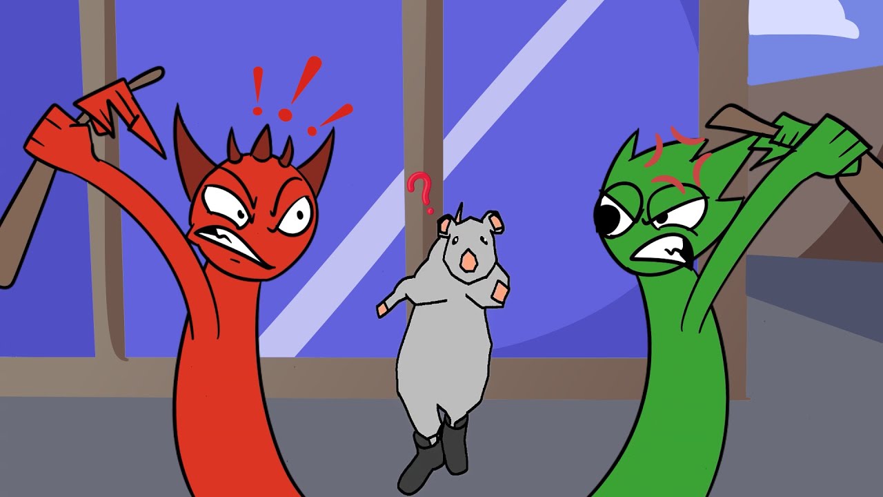 Ohh NO ! HELP Rat dance Series Intro | Sprunki animation - YouTube