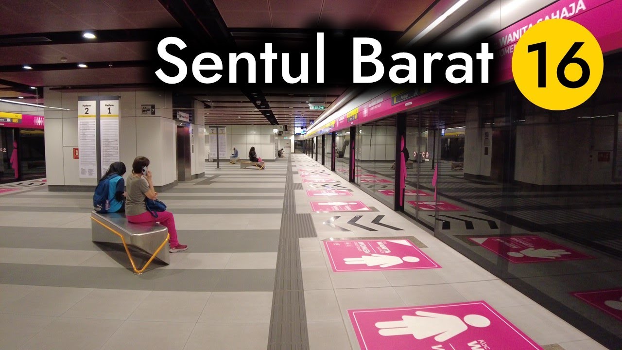 Sentul Barat MRT Station (Part 1) | Putrajaya Line - YouTube
